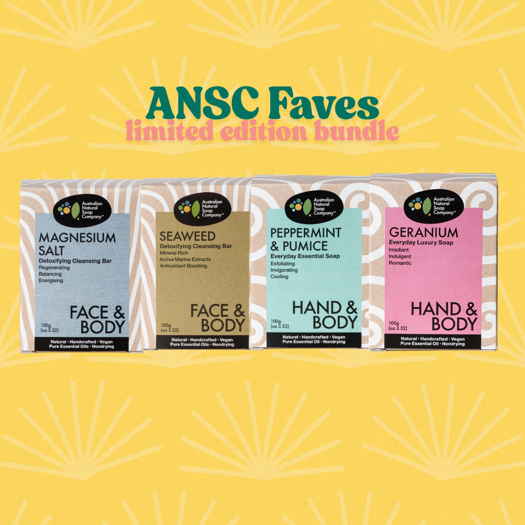 "ANSC Faves" - Limited Edition Bundle – Australian Natural Soap Company