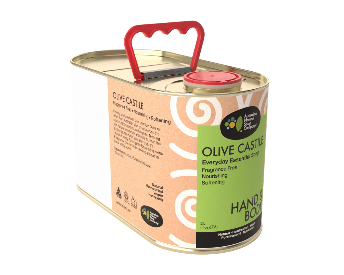 Olive Castile Hand & Body Wash | The Australian Natural Soap Company